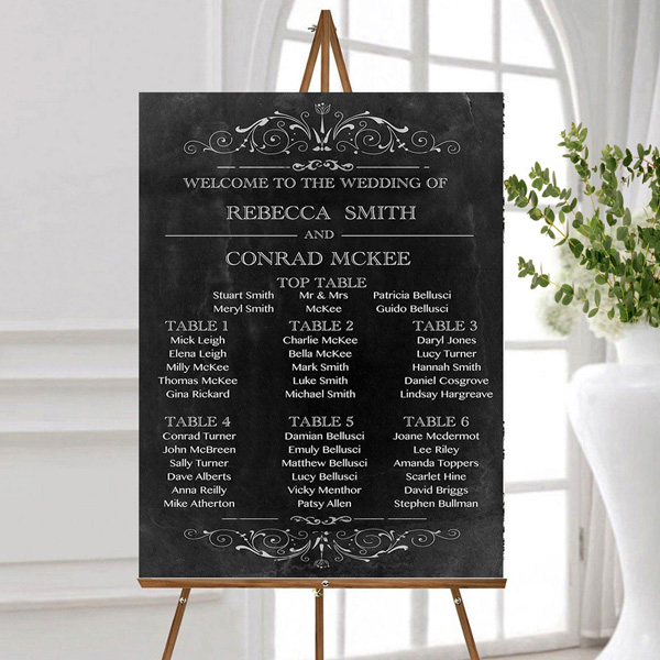 Scroll Work Wedding Set - Order Wedding Signs and Wedding Stationary ...